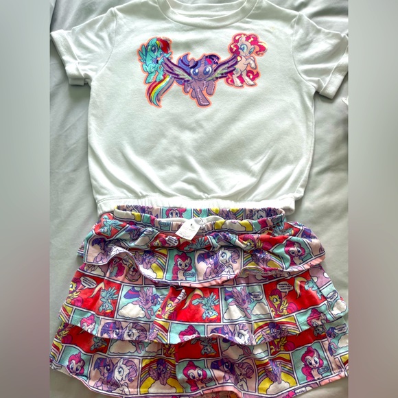 Dresses | Multi Colored My Little Pony Skirt Set Gently Worn And Super ...
